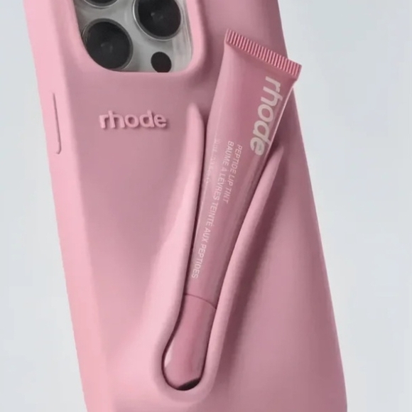 RHODE | Cell Phones & Accessories | Rhode Pink Silicone Phone Case With ...